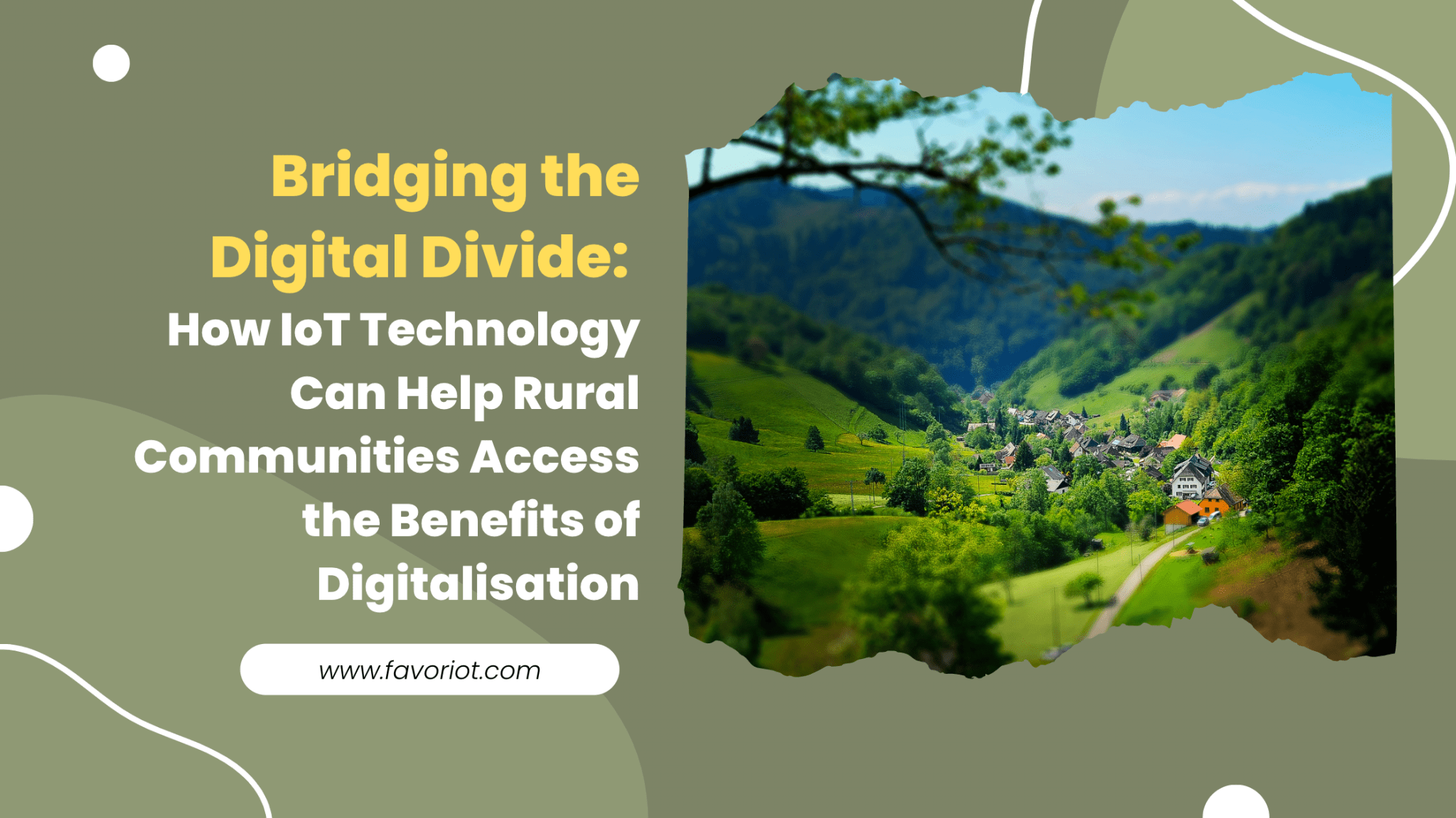 Bridging the Digital Divide: How IoT Technology Can Help Rural ...
